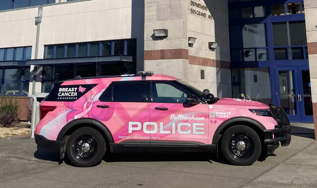Bellingham Police unveil pink badges, patrol vehicle | Bellingham Herald