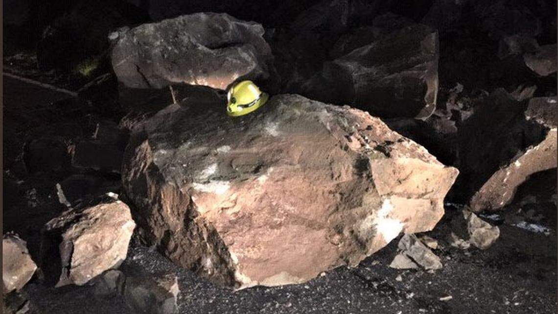 WSDOT closes Chuckanut Drive following rock slide | Bellingham Herald