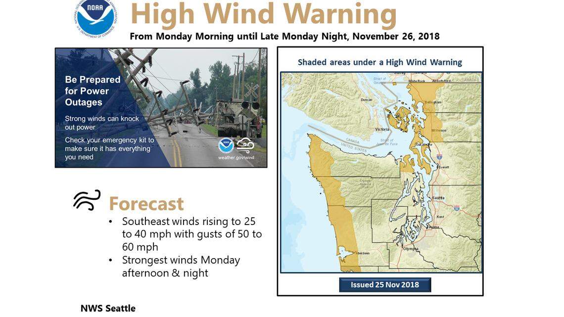 Power outages, minor flooding possible from Whatcom storm | Bellingham ...