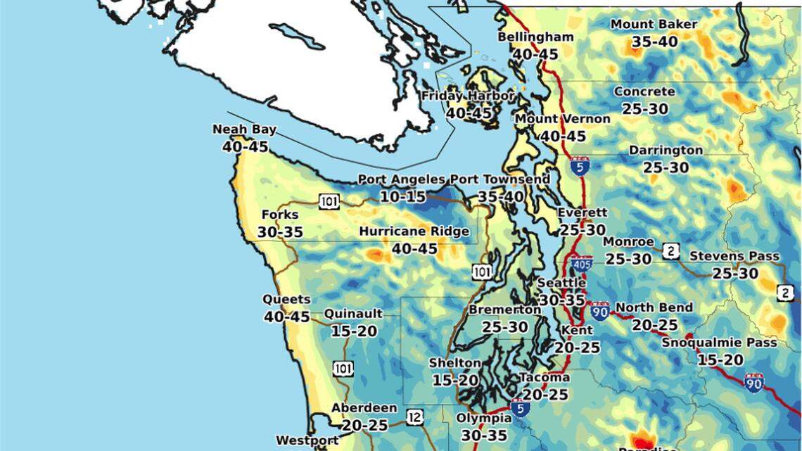 First storm of 2020 to bring rain, strong winds to Whatcom | Bellingham ...