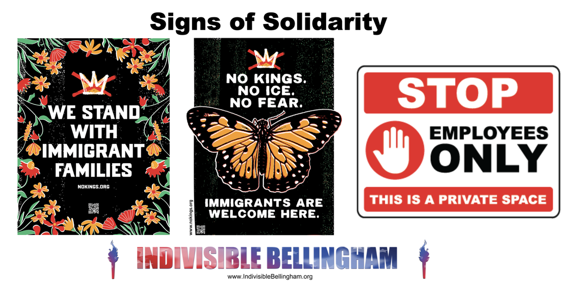 Immigrants are welcome signs appear in Bellingham shops | Bellingham Herald