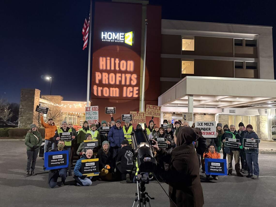 Bellingham activists demand Hilton stop housing ICE agents | Bellingham ...