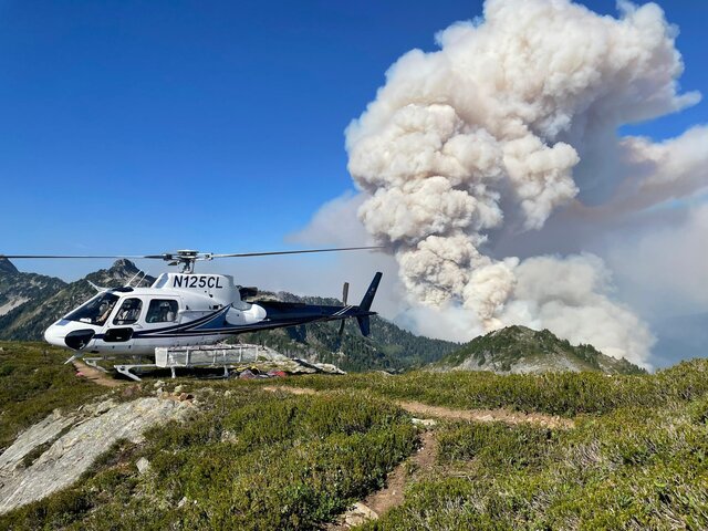 Chilliwack Complex wildfires continue to burn in Whatcom WA ...