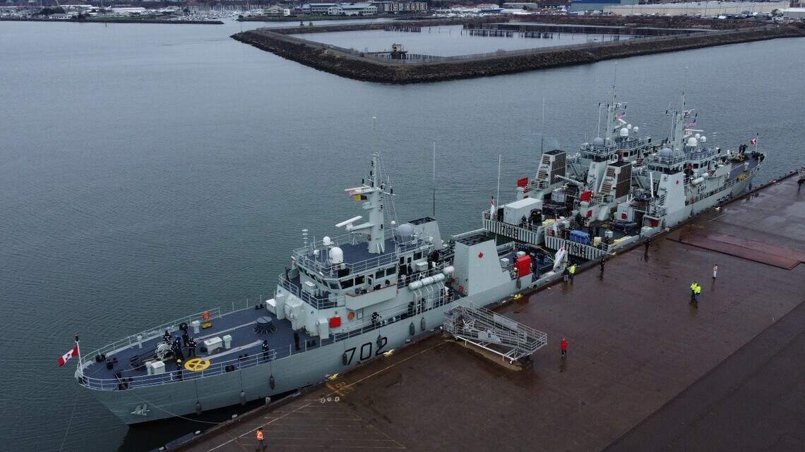 Canadian warships dock at the Port of Bellingham | Bellingham Herald