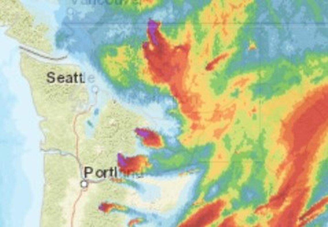 Wildfire smoke is in the forecast for Whatcom County area | Bellingham ...